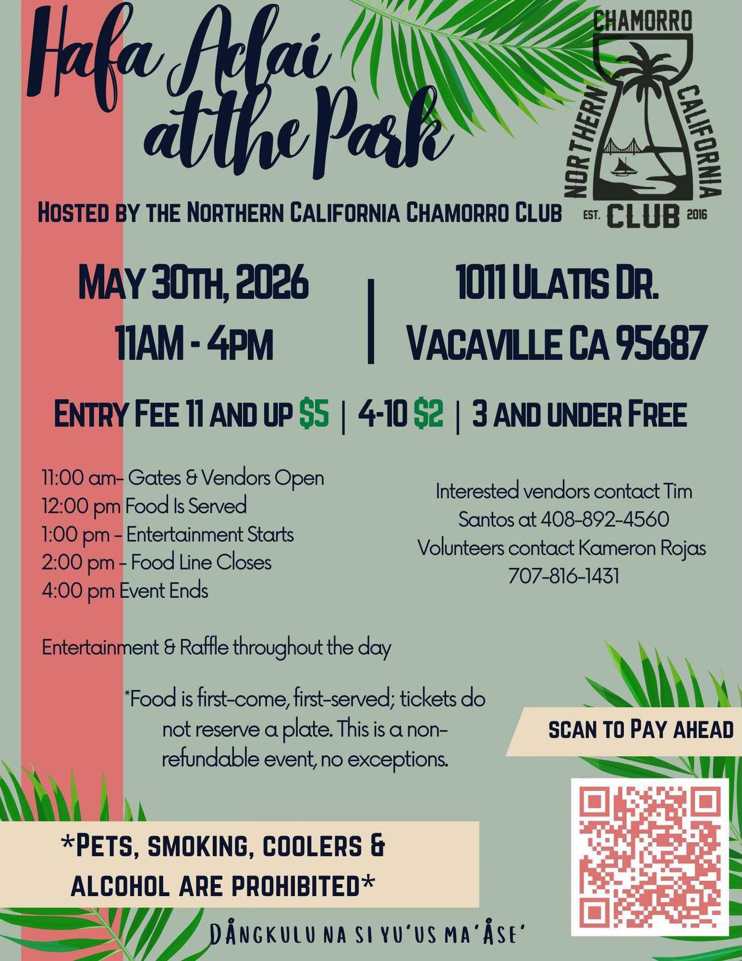 Hafa Adai in the Park Picnic Vacaville 2026 | Island Stylez – Island ...